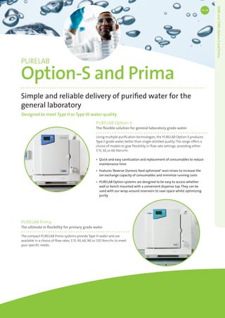 PURELAB Market Range Brochure LITR38767-04 | PDF