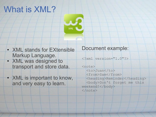 XML Technologies | PPT | Web Design and HTML | Internet