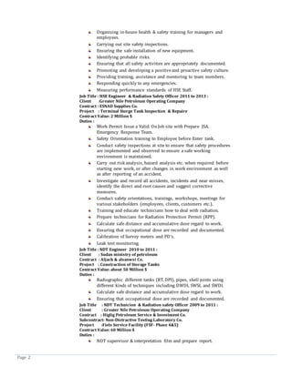 mohamed AWAD SHERIF CV | DOCX | Civil Engineering Industry | Industries