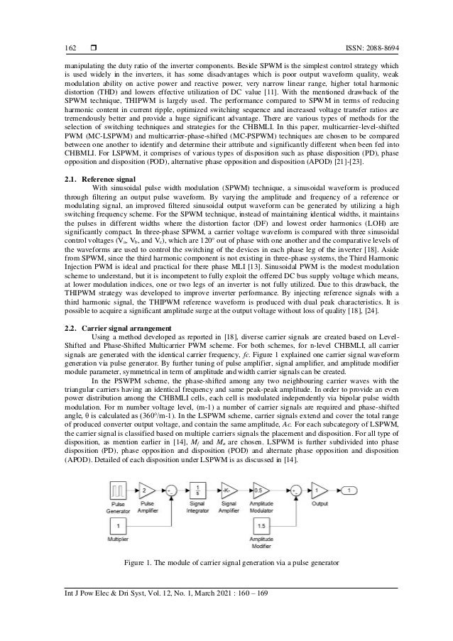 Analysis on three phase cascaded H-bridge multilevel inverter based on sinusoidal and third ...