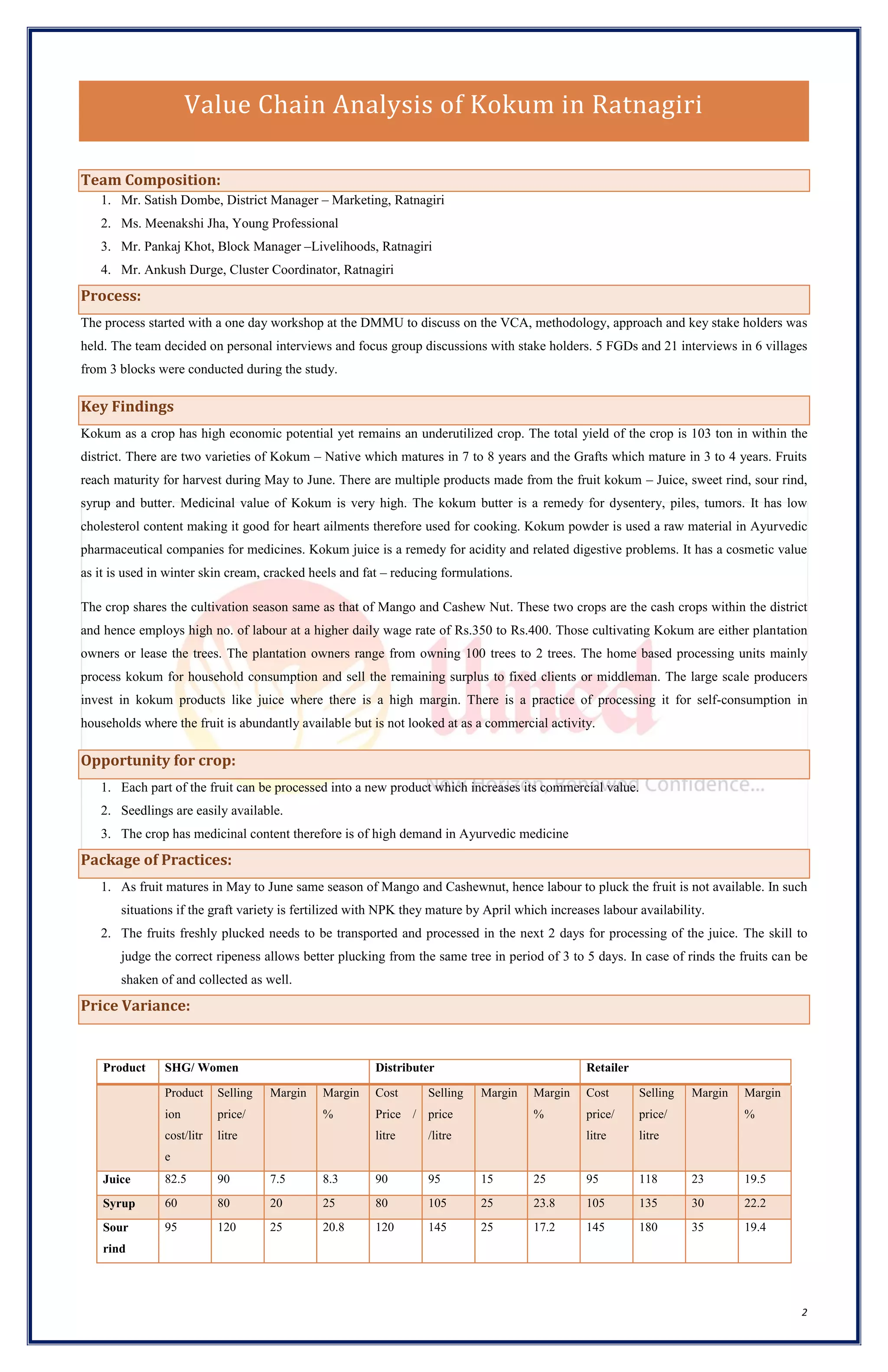 Mapping Livelihoods Value Chains | PDF