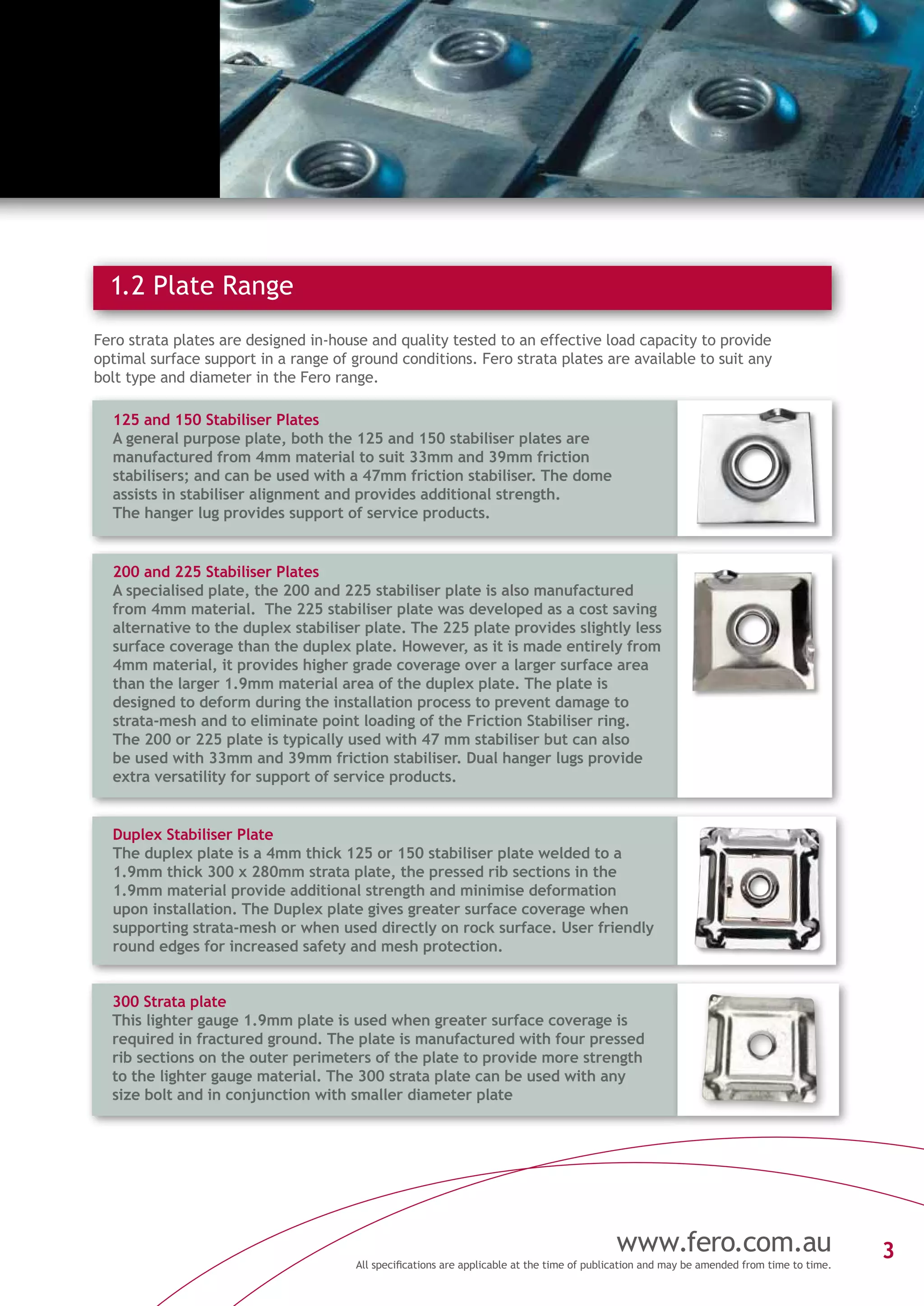 Fero Strata product brochure 2013_strata-support-plates | PDF