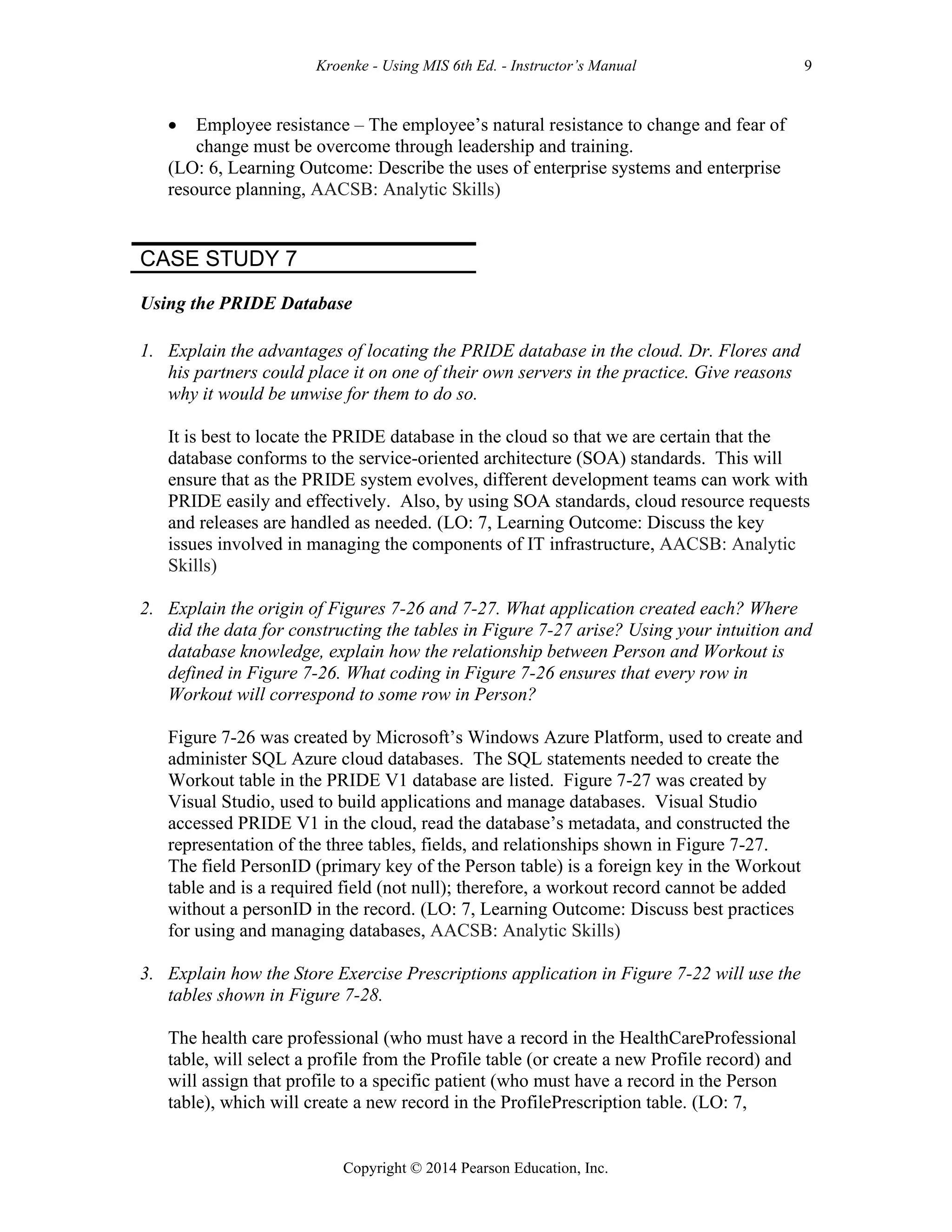 Using MIS 6th Edition Kroenke Solutions Manual | PDF