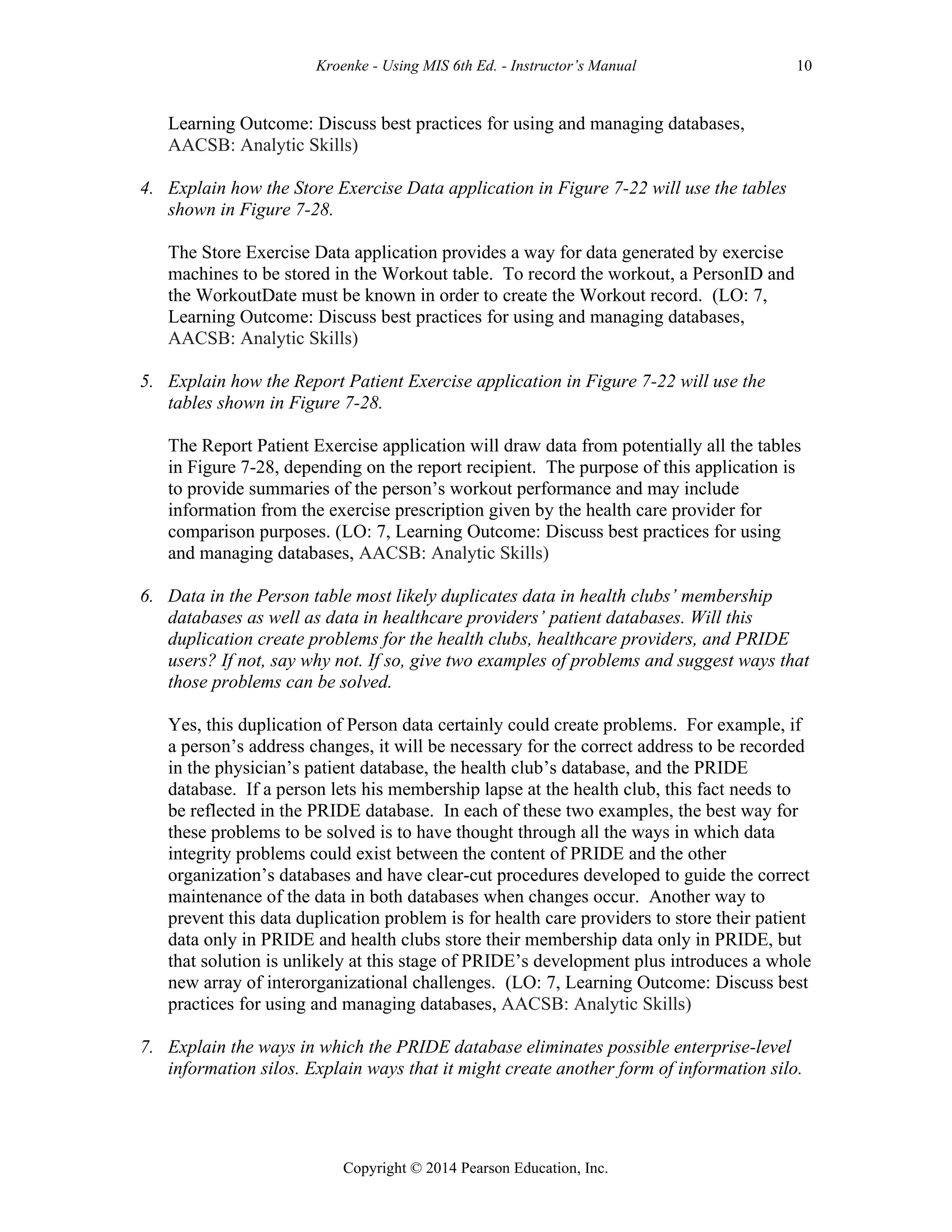 Using MIS 6th Edition Kroenke Solutions Manual | PDF