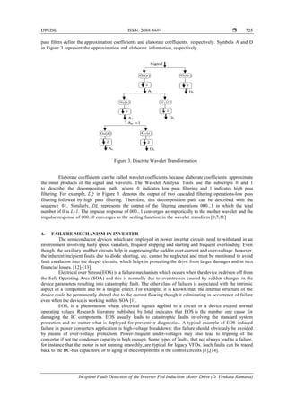 Incipient Fault Detection of the Inverter Fed Induction Motor Drive | PDF