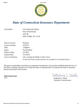 CT License | PDF