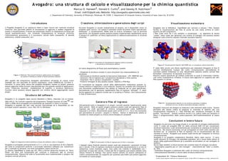 Avogadro: calcolo e visualizzazione per la chimica quantistica | PDF