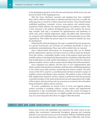 Integrated Care Pathways In Mental Health Julie Hall David Howard | PDF