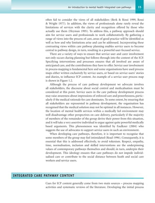 Integrated Care Pathways In Mental Health Julie Hall David Howard | PDF