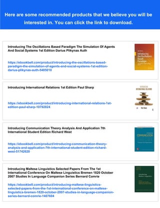 Introducing International Social Work Sue Lawrence Karen Lyons Graeme ...
