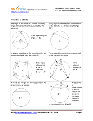 cat-quant-cheat-sheet | PDF