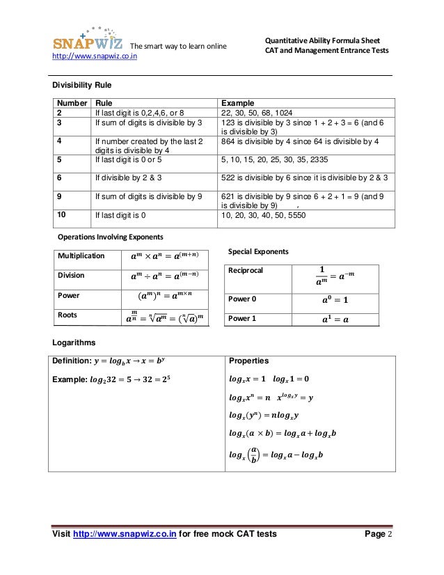 cat-quant-cheat-sheet