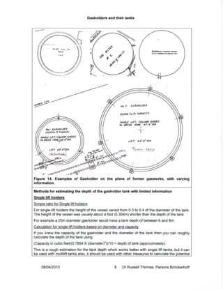 construction and operation of gasholders and their tanks | PDF