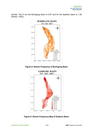 MORPHOMETRIC ANALYSIS OF BURHIGANG AND SADHARU RIVER BASIN WITH THE ...