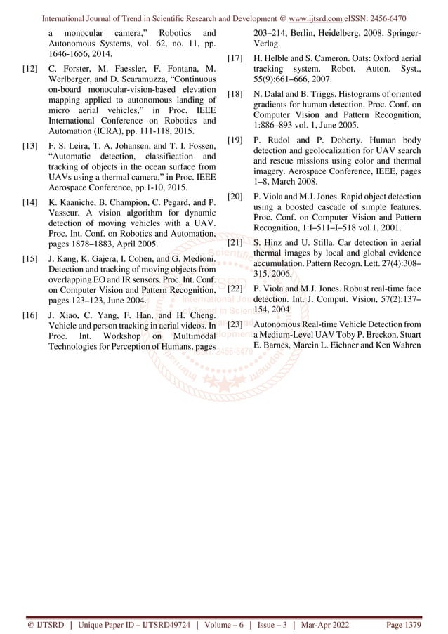 Object Detection in UAVs | PDF