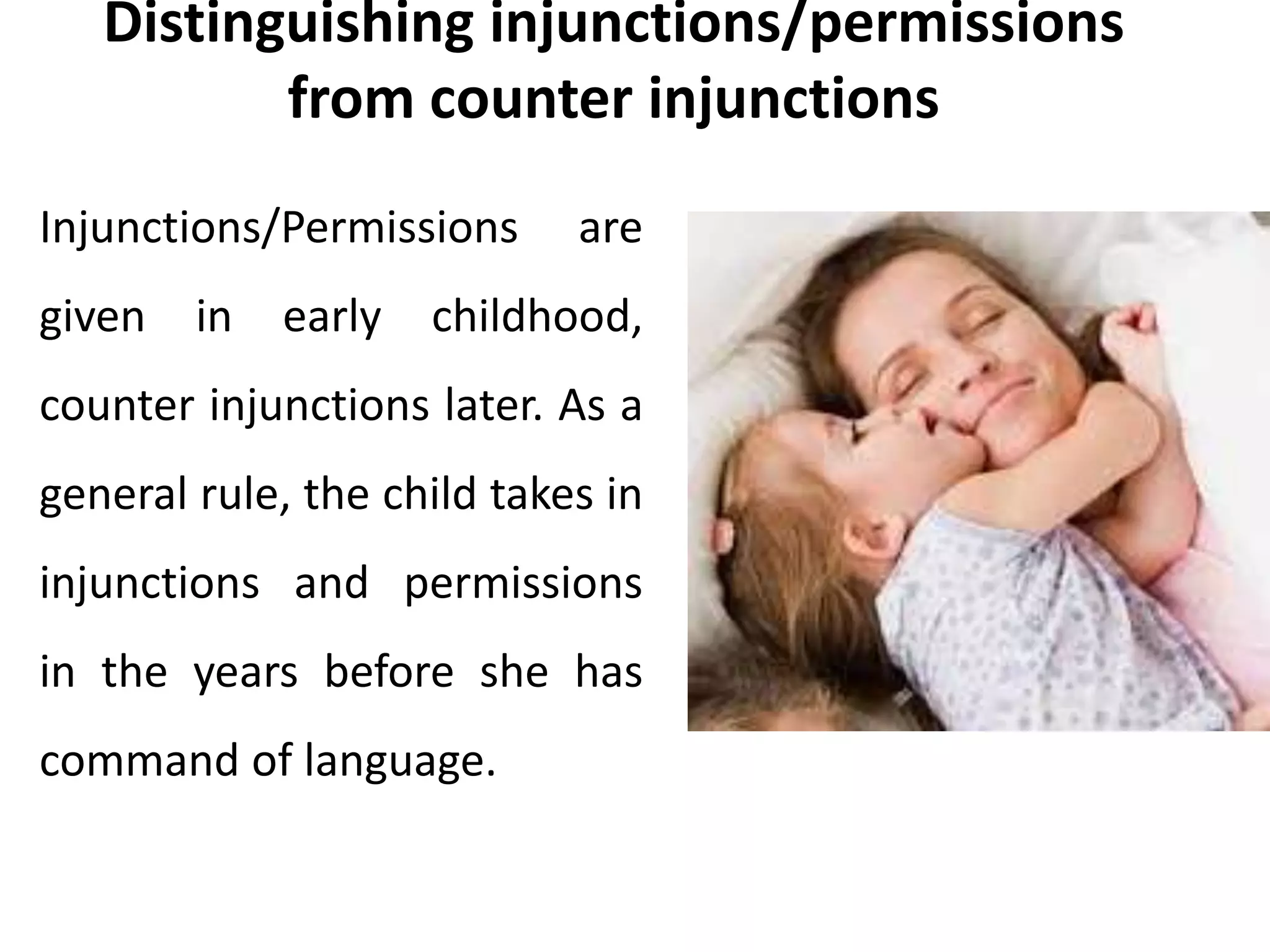 Distingushing injunctions and permissions from counter injunctions | PPTX