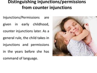 Distingushing injunctions and permissions from counter injunctions | PPTX