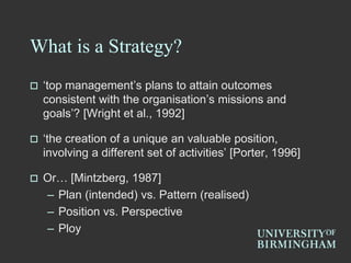207 - Effective Strategic Planning | PPTX | Professional School ...