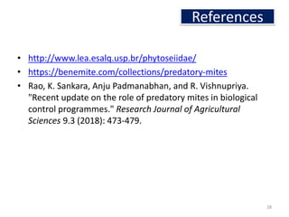 Predatory Mites | PPTX