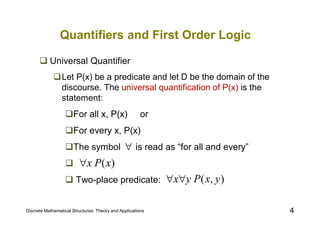 Proof techniques and quantifiers : lecture 3 | PPT