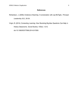 Module 2 Application | DOCX | Secondary Education | Education