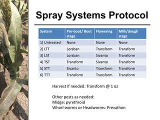 2015 Sorghum Sugarcane Aphid Spray Systems Studies | PPTX | Agriculture ...