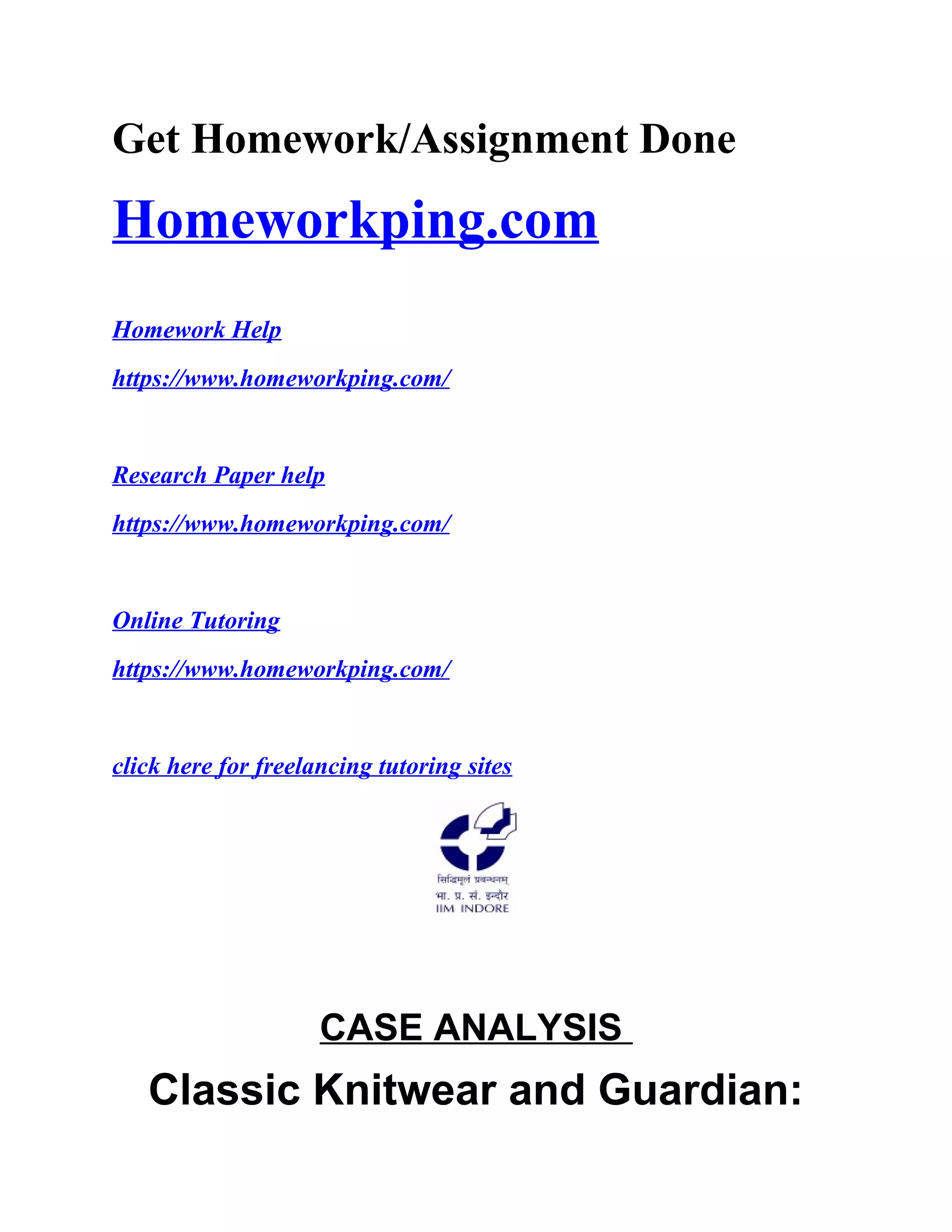 207285085 classic-knitwear-case-study | DOC