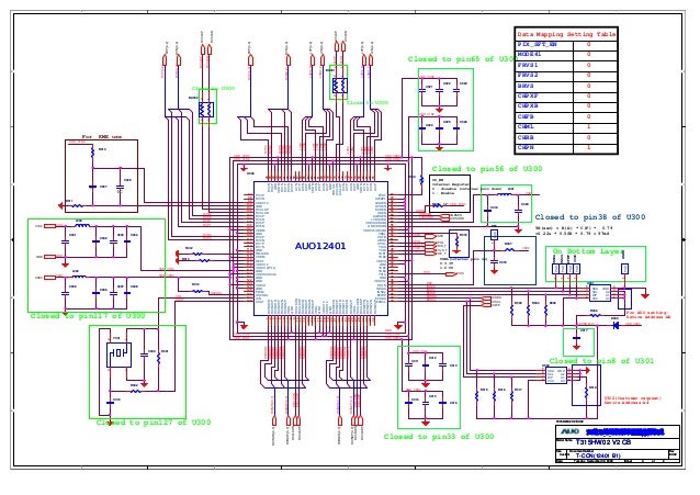 Diagrama de Tarjeta T-Con