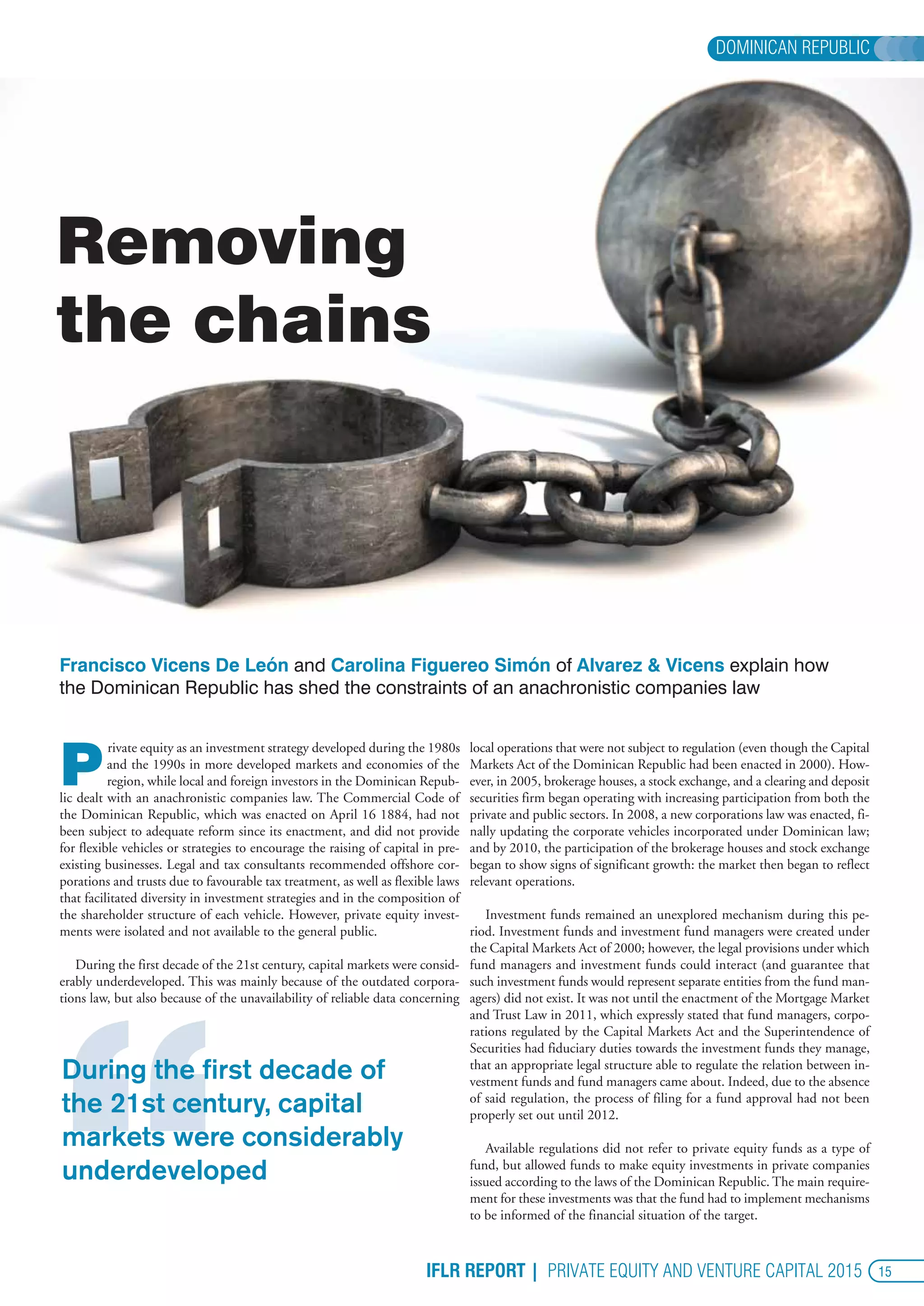 Removing the chains | PDF