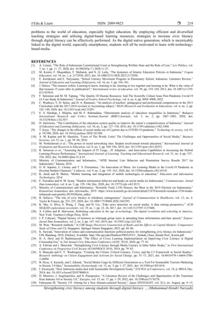 Strengthening civic literacy among students through digital literacy in ...