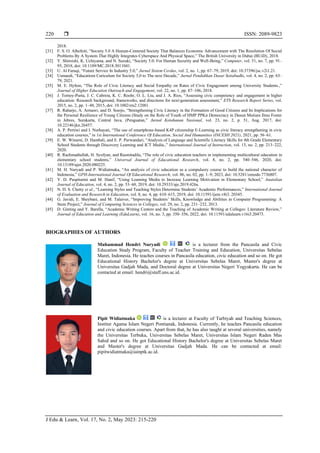 Strengthening civic literacy among students through digital literacy in ...