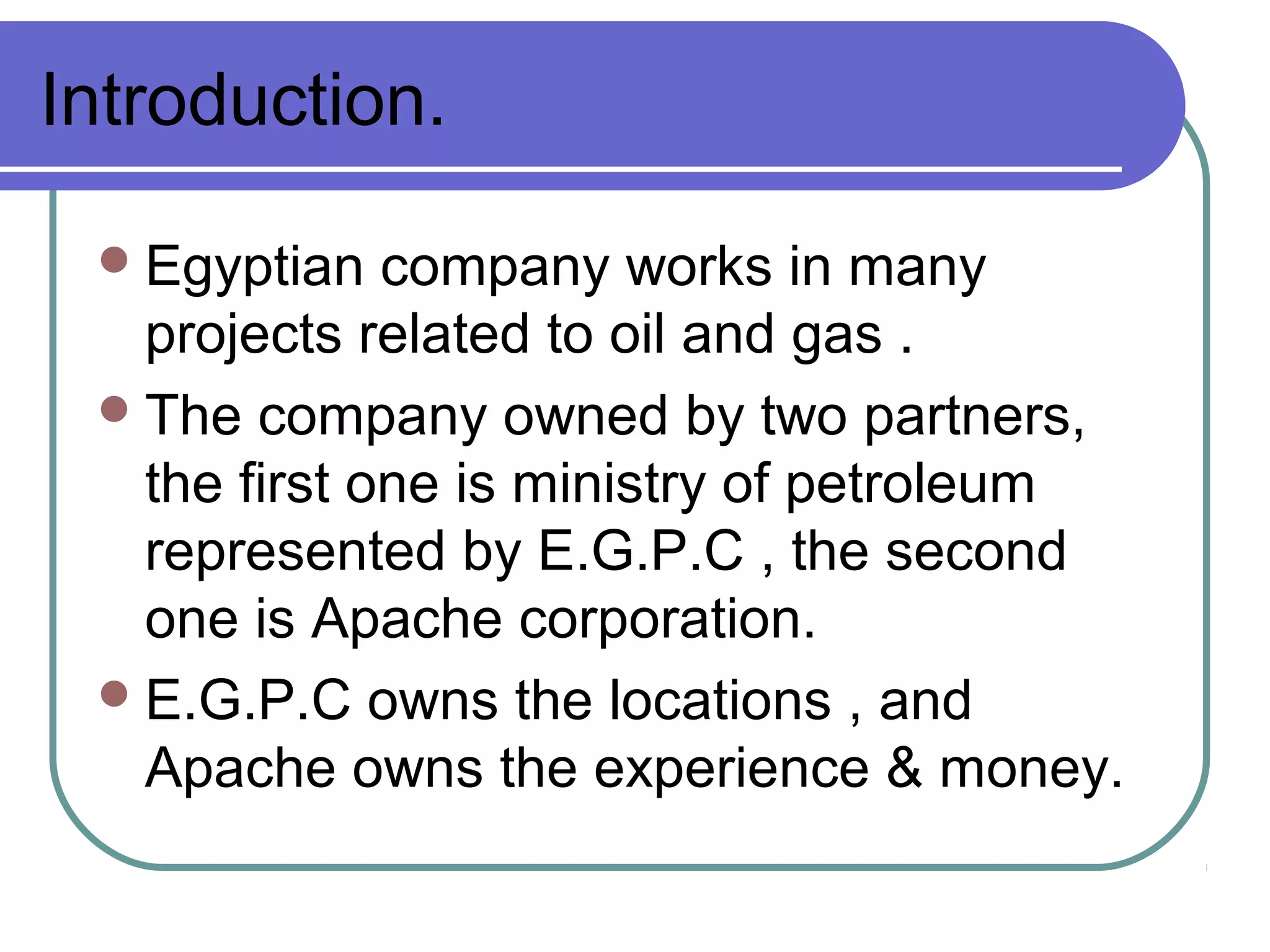 Khalda Petroleum company | PPT