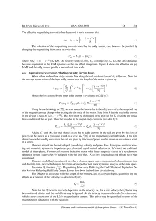 Discrete and continuous model of three-phase linear induction motors considering attraction ...
