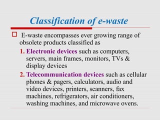 20775915 e-waste-management | PPT