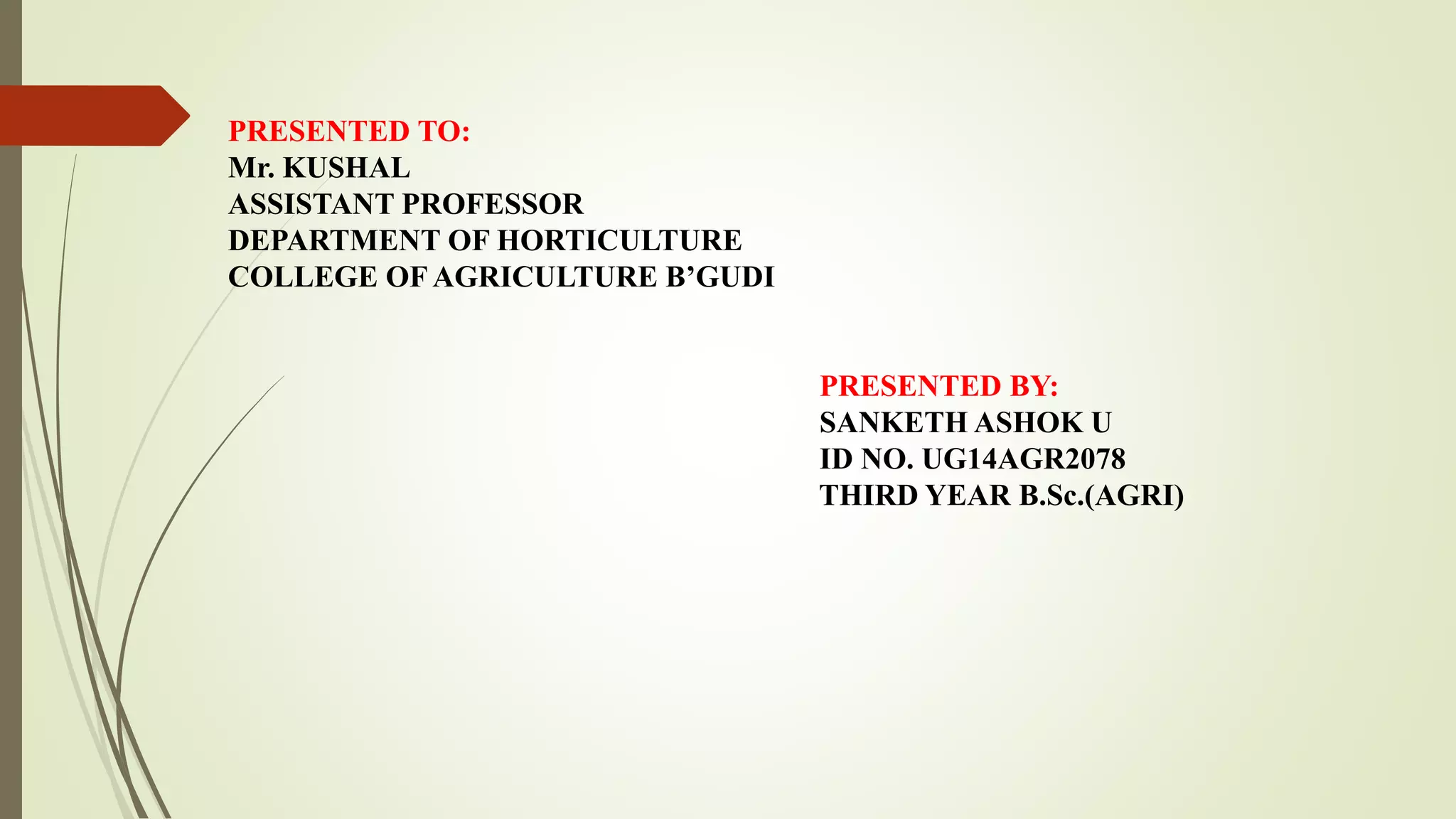 HYPOBARIC STORAGE AND IRRADIATION IN FRUITS AND VEGETABLES | PPTX