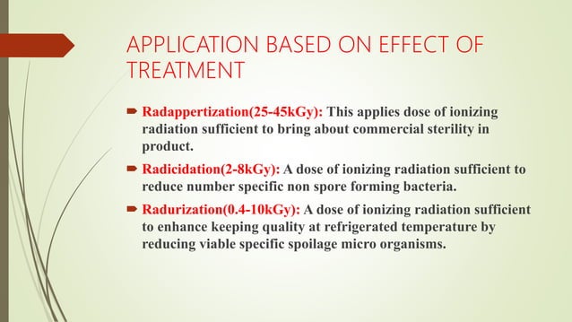 HYPOBARIC STORAGE AND IRRADIATION IN FRUITS AND VEGETABLES | PPTX ...
