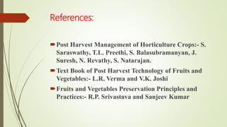 HYPOBARIC STORAGE AND IRRADIATION IN FRUITS AND VEGETABLES | PPTX