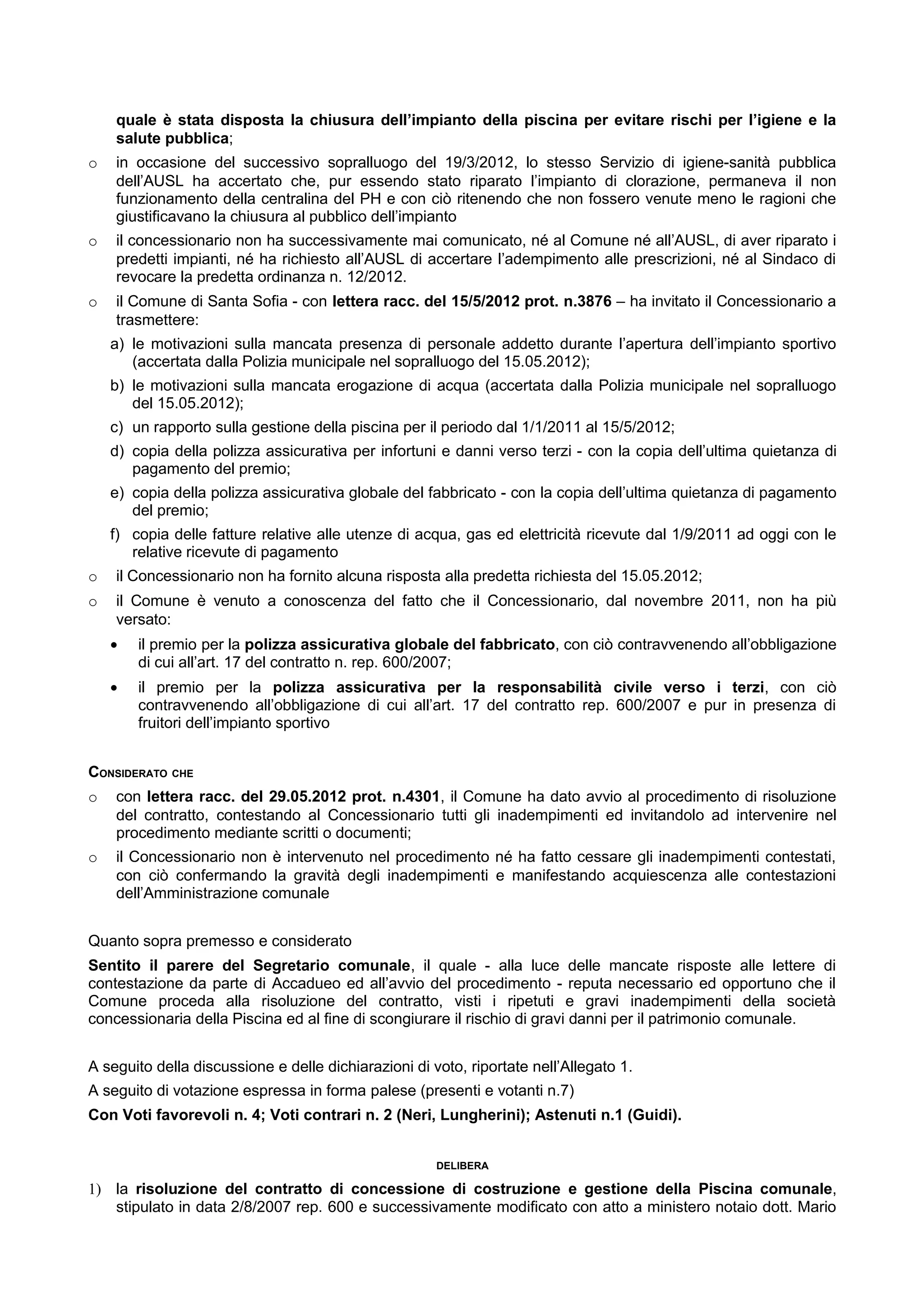 Delibera di Giunta del 12/06/2012 | PDF