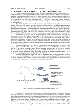 A review of building integrated photovoltaic: case study of tropical ...