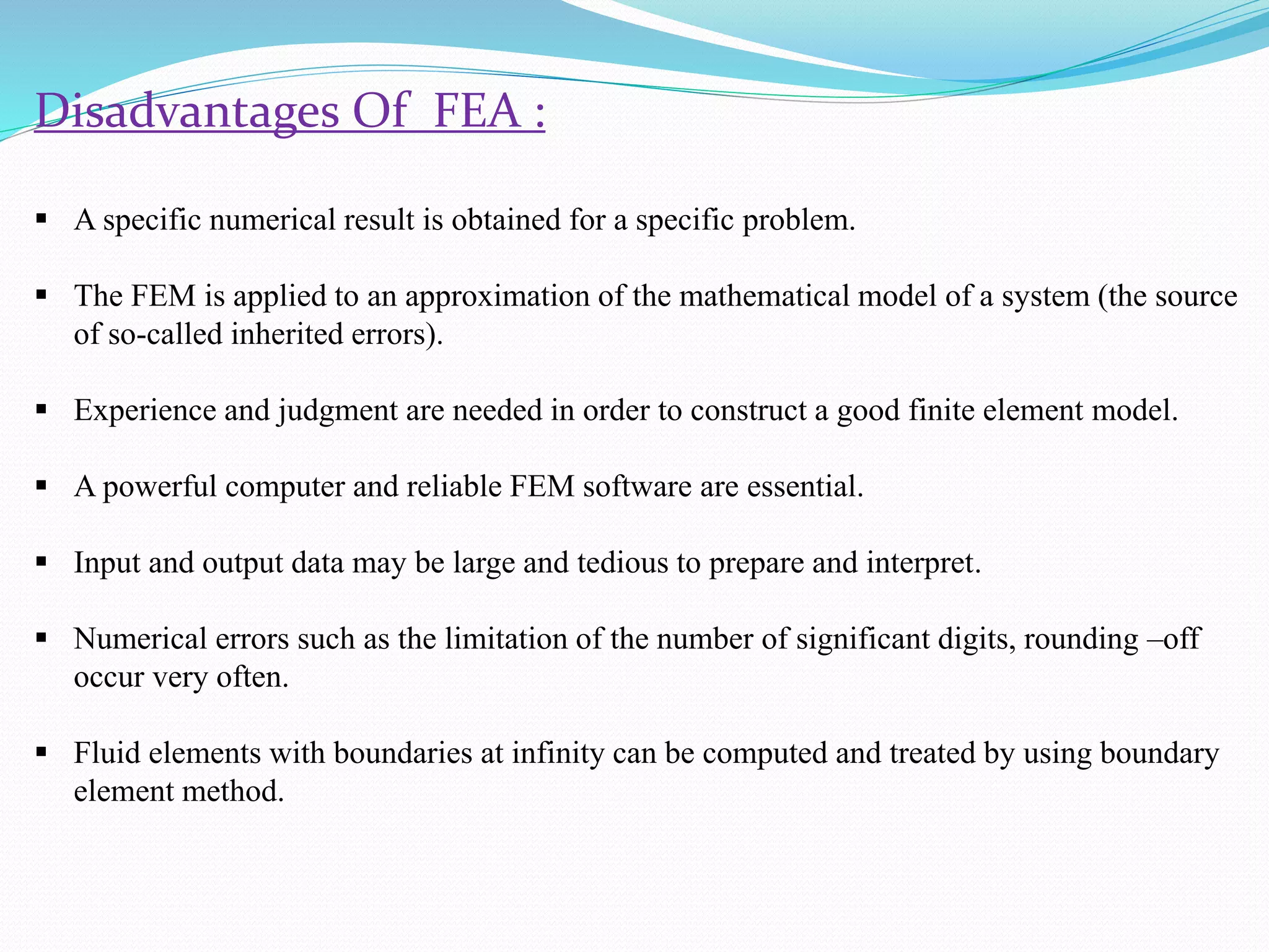 INTRODUCTION TO FINITE ELEMENT ANALYSIS | PPTX