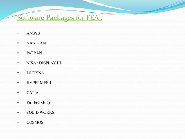 INTRODUCTION TO FINITE ELEMENT ANALYSIS | PPTX