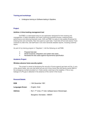 Resume | DOC