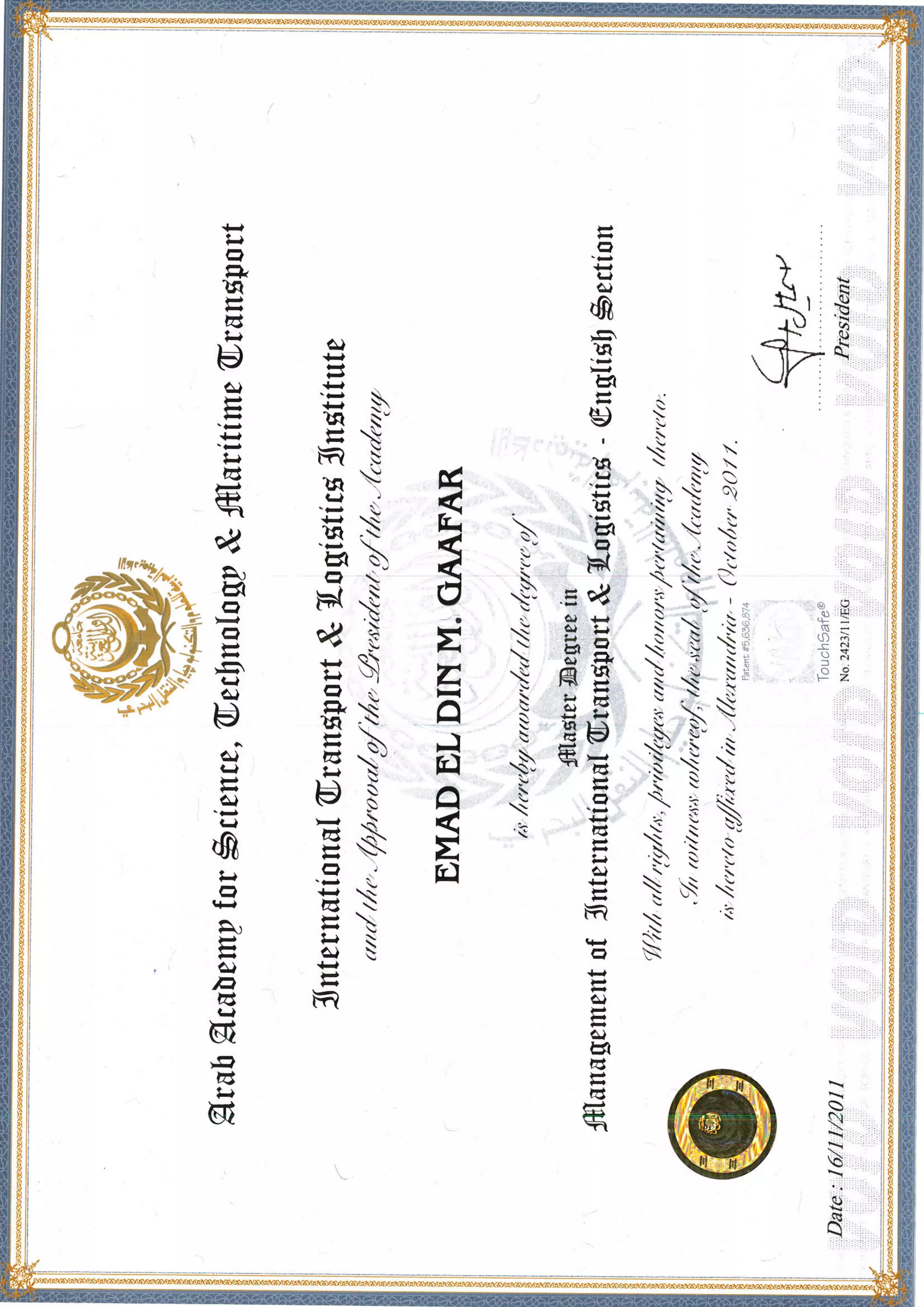 Master in Logistics & Supply Chain Management | PDF