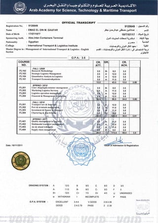 Master in Logistics & Supply Chain Management | PDF