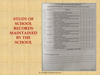 School Records. Part 1 pdf | PDF