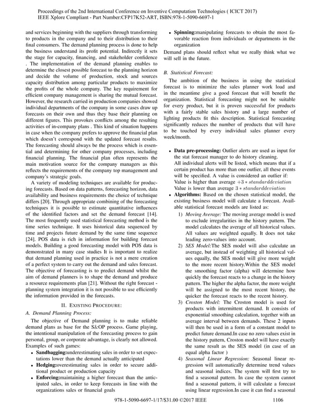 An Intelligent Approach To Demand Forecasting Pdf