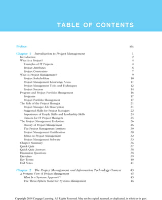 (Original PDF) Information Technology Project Management, Revised 7th ...