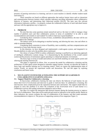 Development of Intelligent Multi-agents System for Collaborative e-learning Support | PDF ...