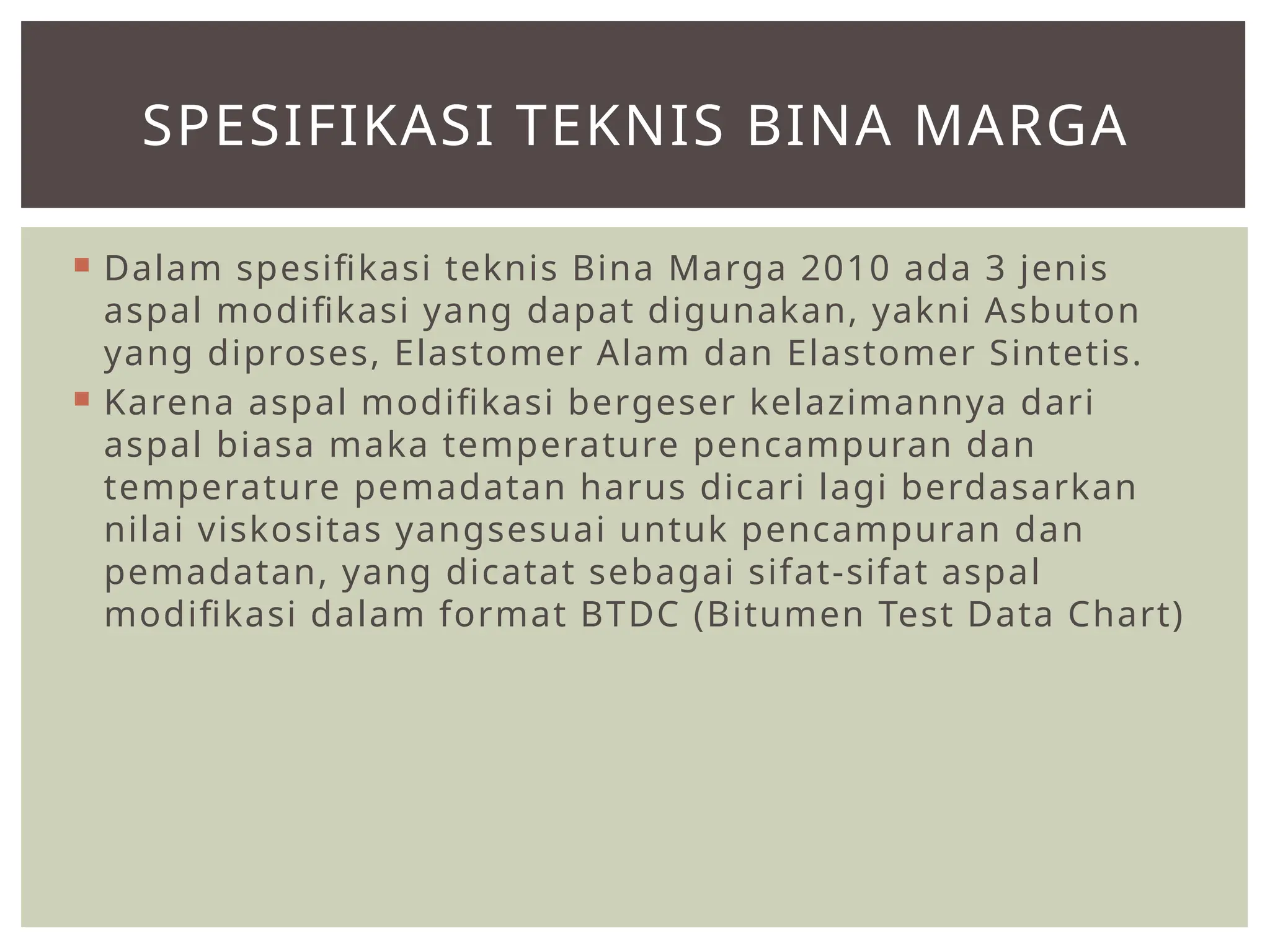 208657985-Aspal-Modifikasi-perencanaan jalan | PPTX