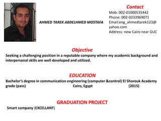 ahmed tarek c.v | PPT